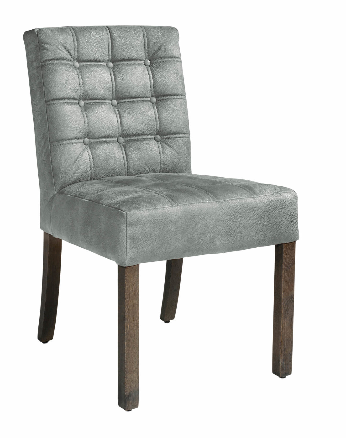 Chaise haut de gamme en cuir et tissu - La Monarde